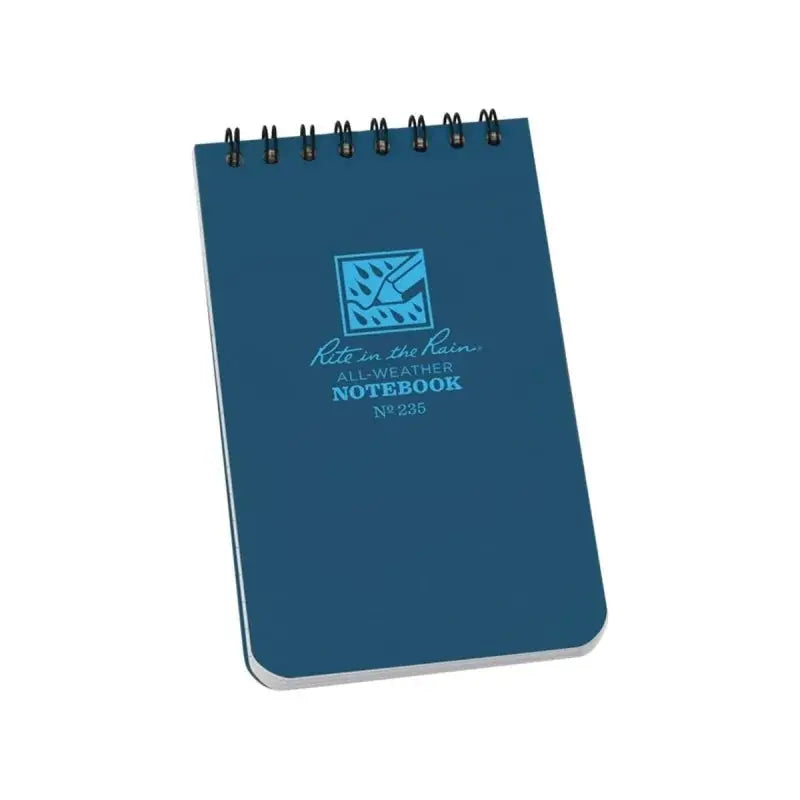 Calepin 4x6" bleu - defense-zone.com